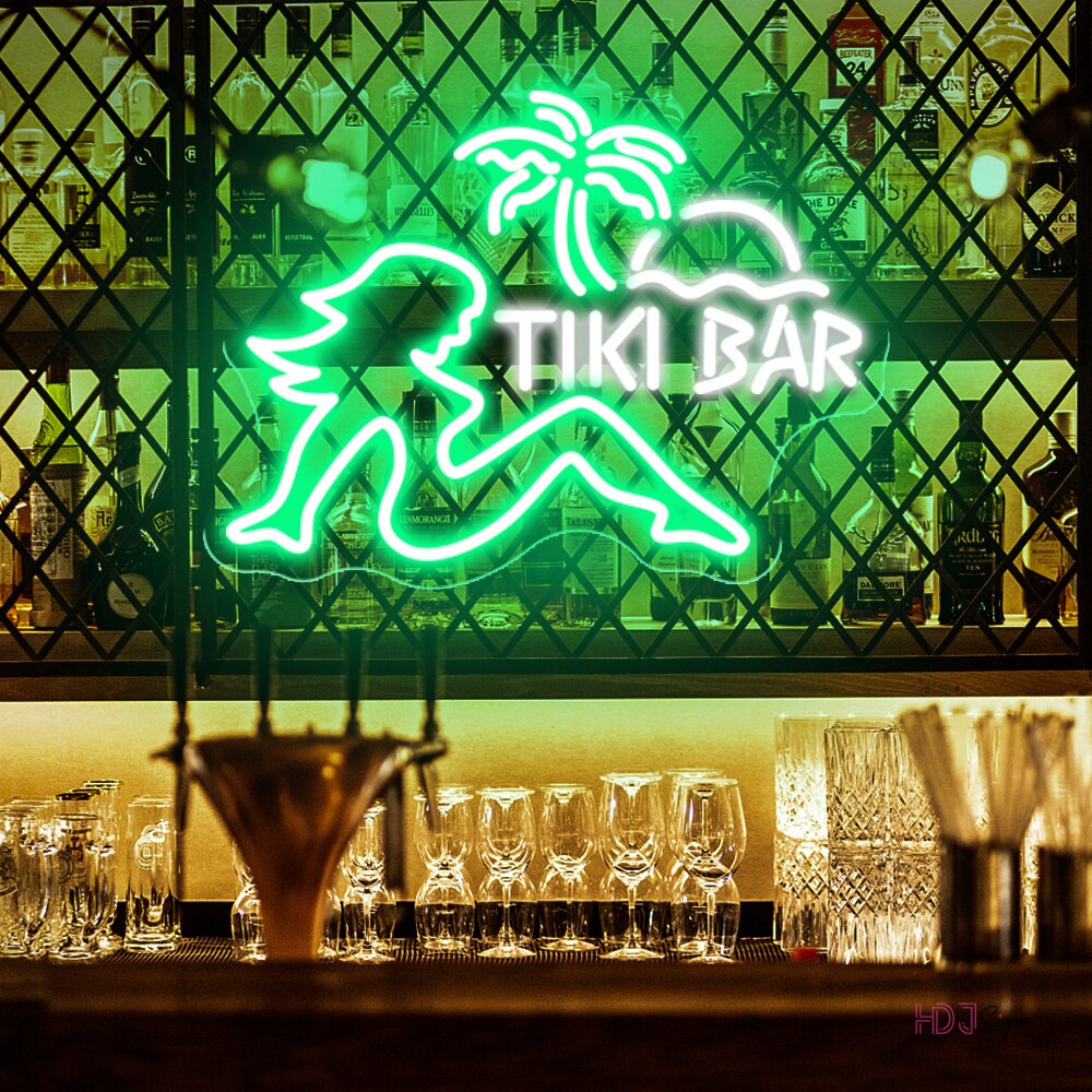 Cocktails-Beer-Neon-Sign-Tiki-Bar-Open-Neon-LED-Sign-Lights-For-Beer ...