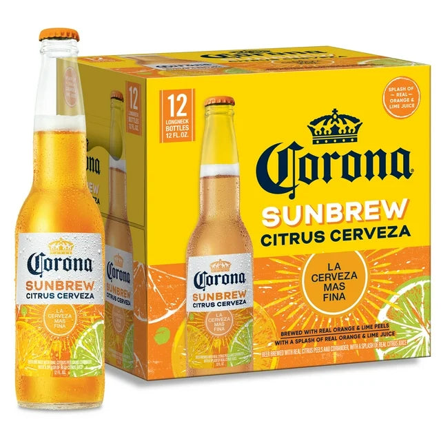 Corona-Sunbrew-Citrus-Cerveza-Mexican-Import-Beer-12-Pack-12-fl-oz ...